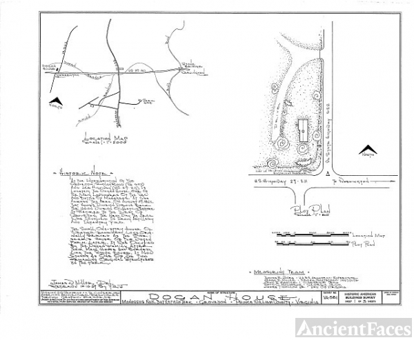 HABS VA,76-GROV,3- (sheet 1 of 3) - Dogan House, U.S....