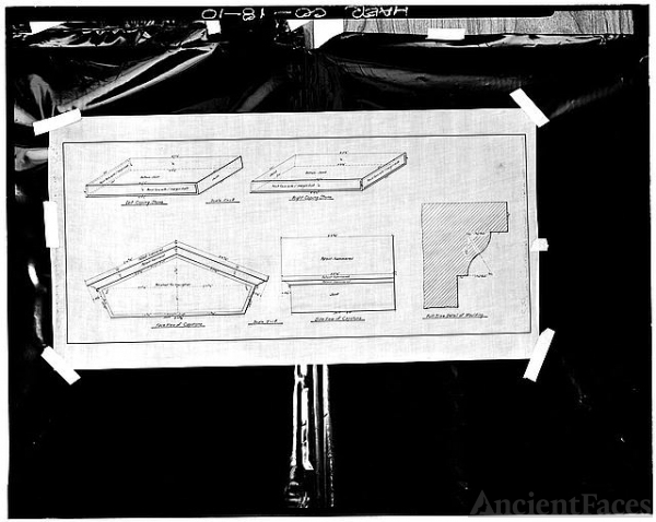 10. DETAIL DRAWING OF CAPSTONE (NOW GONE) FOR OVERFLOW...