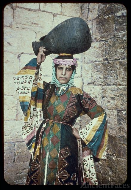 Types and character, etc. Nazareth woman in native...