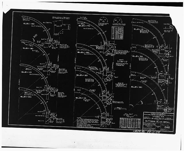 84. Details of Arch Reinforcement and Buttress Slab...
