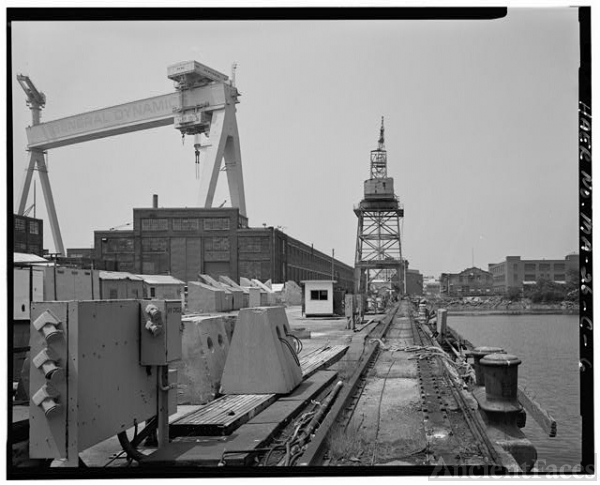 6. View from west side of Hammerhead crane, looking west...