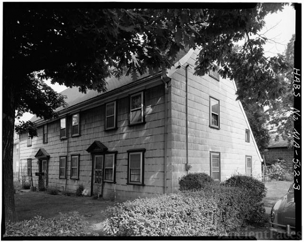 South (front) and east elevation - Robert Pierce House,...