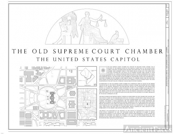 Site Plan & Map - U.S. Capitol, Old Supreme Court...