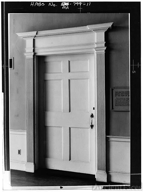 11. INTERIOR, FIRST FLOOR, DETAIL OF DOORWAY - Custom...