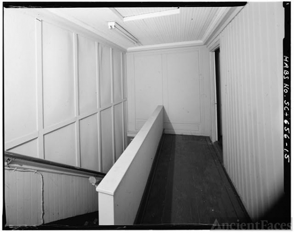15. THIRD FLOOR, INFILL SECTION, STAIR HALL, LOOKING...