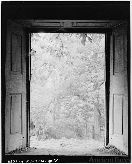 7. INTERIOR SIDE OF SPLAYED WINDOW OF SOUTH FRONT OF WEST...