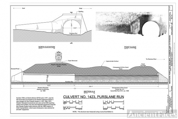 Culvert No. 1423, Purslane Run - Western Maryland...