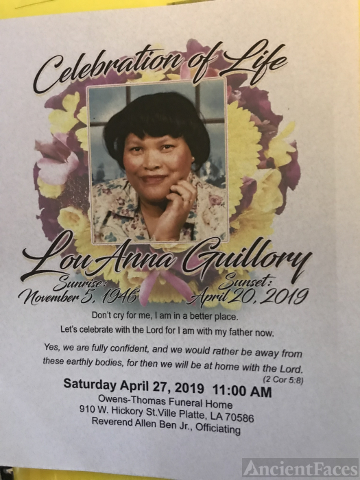 lou anna sam guillory