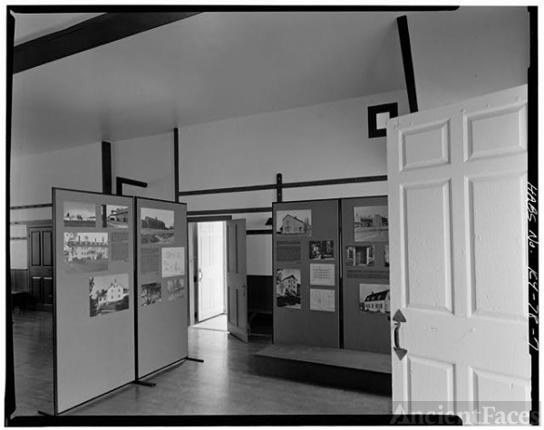 7. FIRST FLOOR, VIEW OF INTERIOR (NOW MUSEUM), LOOKING...