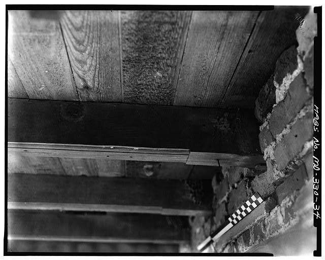 35. FIRST FLOOR, DETAIL OF CEILING JOISTS - Genesar,...