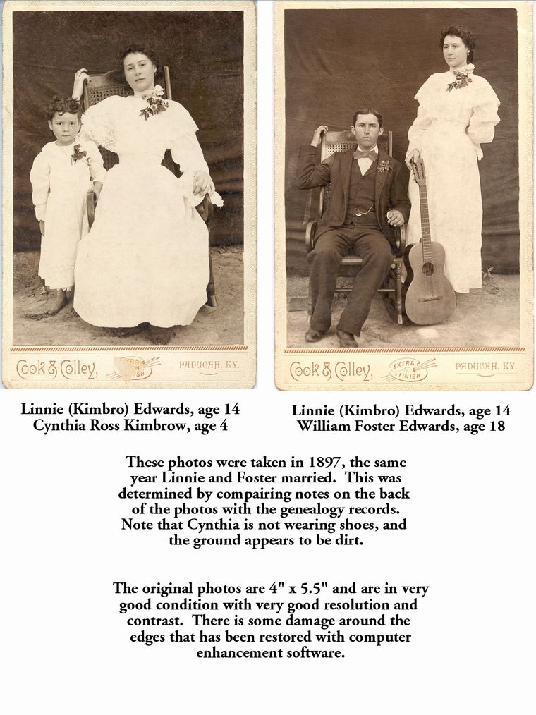 Linnie Kimbro and William Foster Edwards