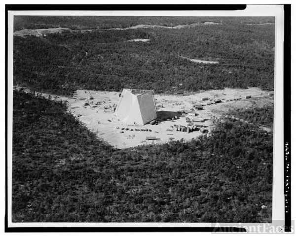 17. CAPE COD AIR STATION PAVE PAWS FACILITY AERIAL VIEW...