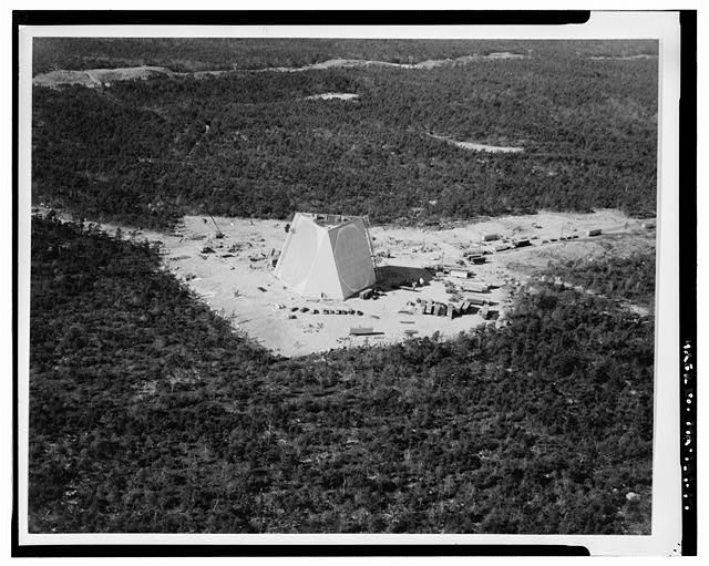 17. CAPE COD AIR STATION PAVE PAWS FACILITY AERIAL VIEW...