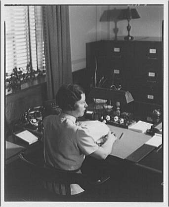 Miss Helen Gandy, secretary to J. Edgar Hoover. Miss...