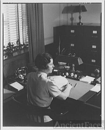 Miss Helen Gandy, secretary to J. Edgar Hoover. Miss...