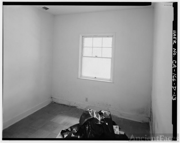 13. INTERIOR OF BEDROOM NUMBER ONE SHOWING 6-LIGHT OVER...