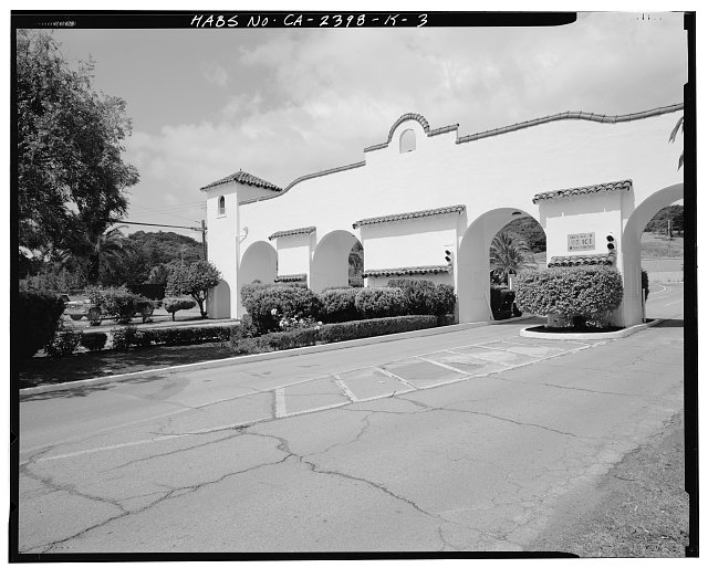 EAST SIDE - Hamilton Field, Main Gate, Main Entrance Road...