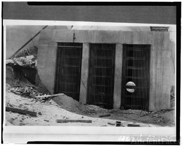 25. Grill work over penstock intake openings....