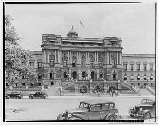 Library of Congress (Jefferson Building). Front of...