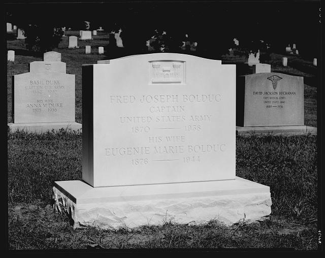 Arlington National Cemetery. Headstone of Fred Joseph...