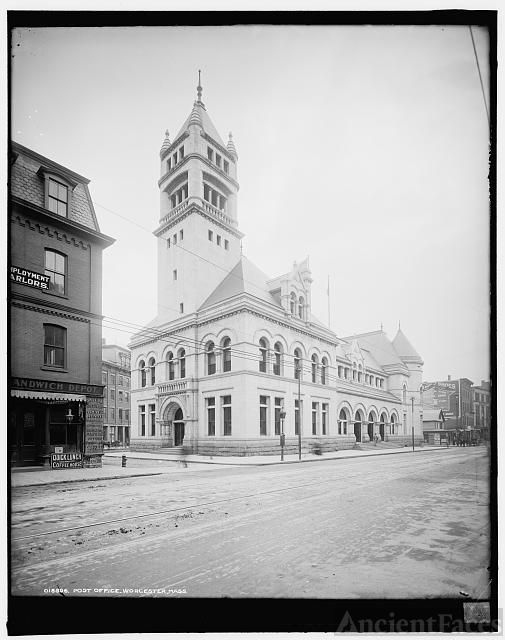 Post Office, Worcester, Mass.