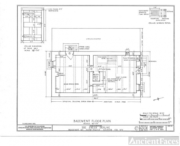 HABS NY,56-NEWP,5- (sheet 1 of 8) - Hughes Freer House,...