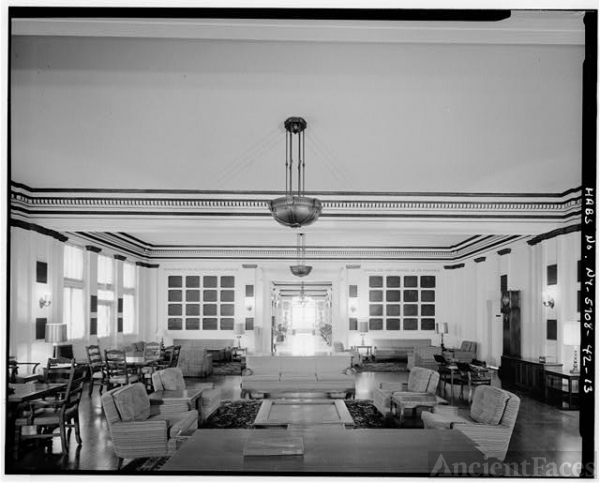 13. VIEW OF SOUTH END, FIRST FLOOR ROOM - U. S. Military...