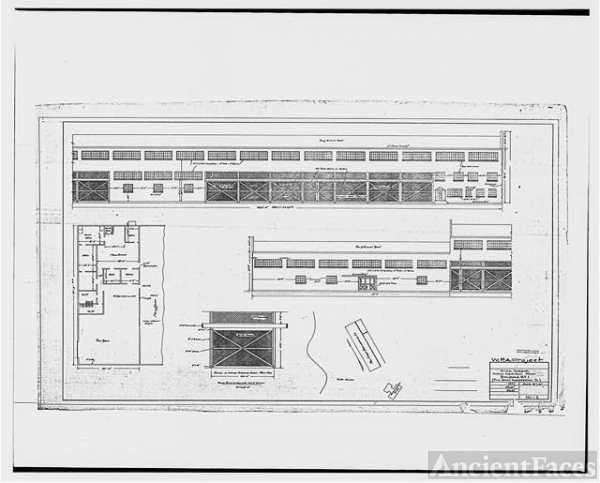 5. CROSS SECTION OF BUILDING TRUSS & PLAN, SHEET NO....