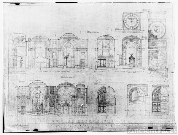 34. Photocopy of blueprint (original in HABS files)...