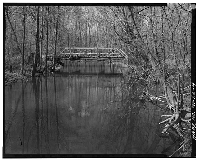 4. View North, South Elevation - Burt Road Bridge,...