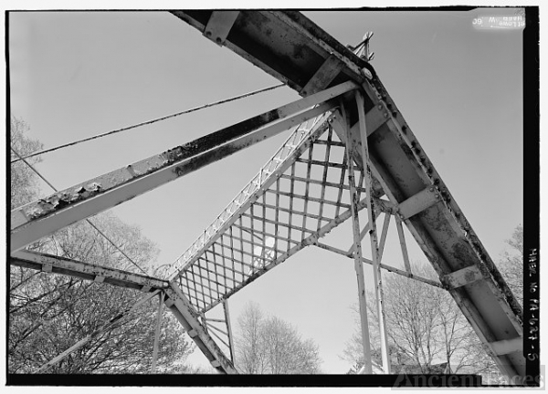 5. DETAIL INCLINED END POST, PIN CONNECTIONS, LATTICE...