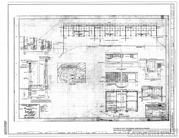 Floor Plans, Sections, and Elevations - U.S. Veterans...