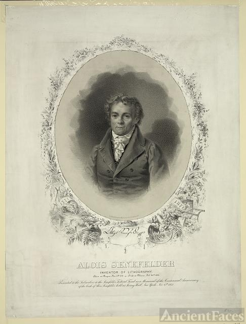 Alois Senefelder inventor of lithography