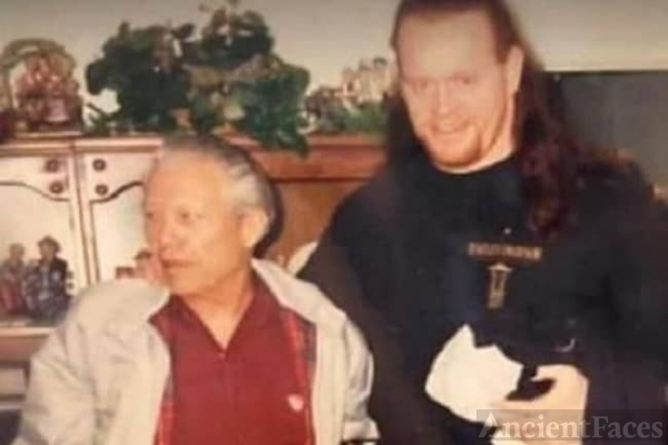 Betty Calaway and her son "The Undertaker" Mark Calaway