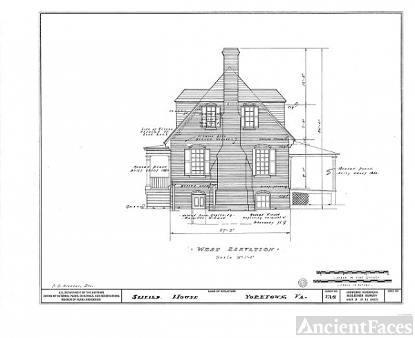 HABS VA,100-YORK,7- (sheet 5 of 11) - Sheild House, Pearl...