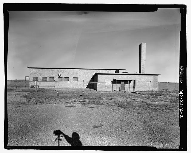 2. South side; view to north - Ellsworth Air Force Base,...