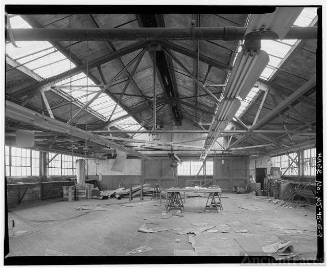 9. VIEW EAST-INTERIOR OF MOLD LOFT OF THE BETHLEHEM STEEL...