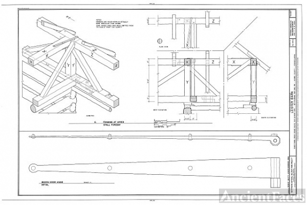 HABS PA,1-GET.V,1A- (sheet 7 of 8) - Lydia Leister Barn,...