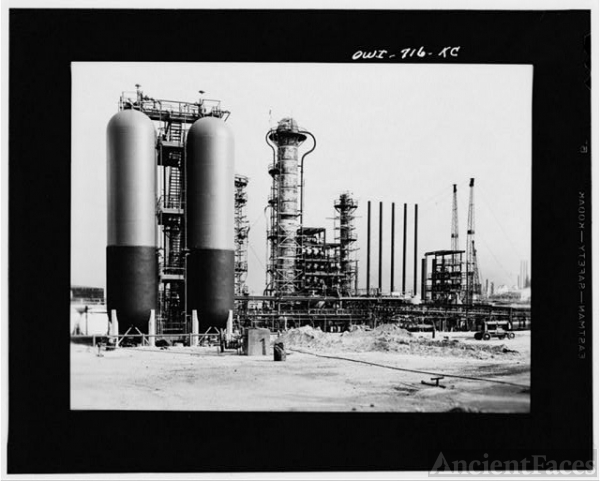 Borger, Texas. The Phillips refinery