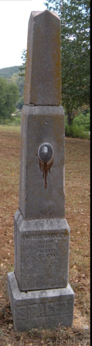 Dr Silas Scruggs Stacey Gravestone