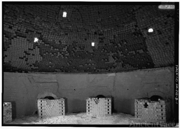 1. INTERIOR VIEW OF TYPICAL KILN - Harbison-Walker...