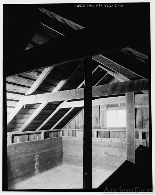 7. Interior view, second story of the granary showing...