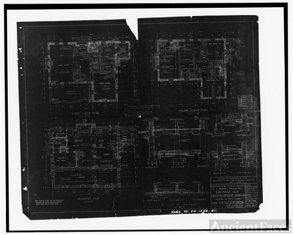 11. PLANS AND SECTION, DRAWING NO. 103057 - U.S. Naval...