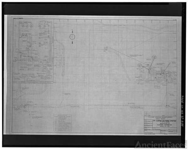 34. Site Plan: Fort Custer Air Force Station, Fort...