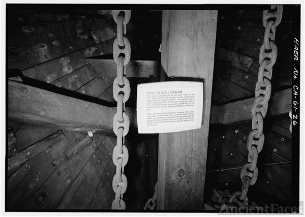 26. Chain locker forward of forecastle. - Schooner C.A....