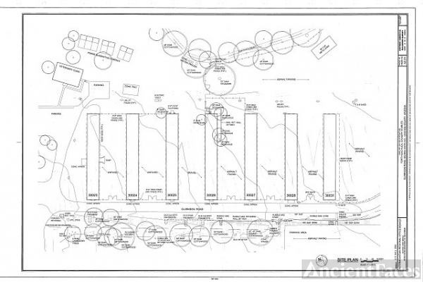 Site Plan - Fort Huachuca, Cavalry Stables, Clarkson...