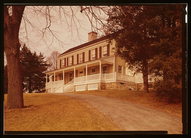 PERSPECTIVE VIEW OF SOUTH ELEVATION - John Jay House,...