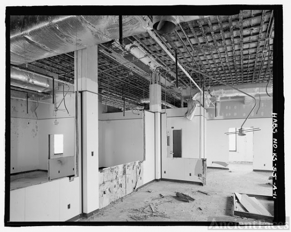 11. View northwest of first floor library reading room...