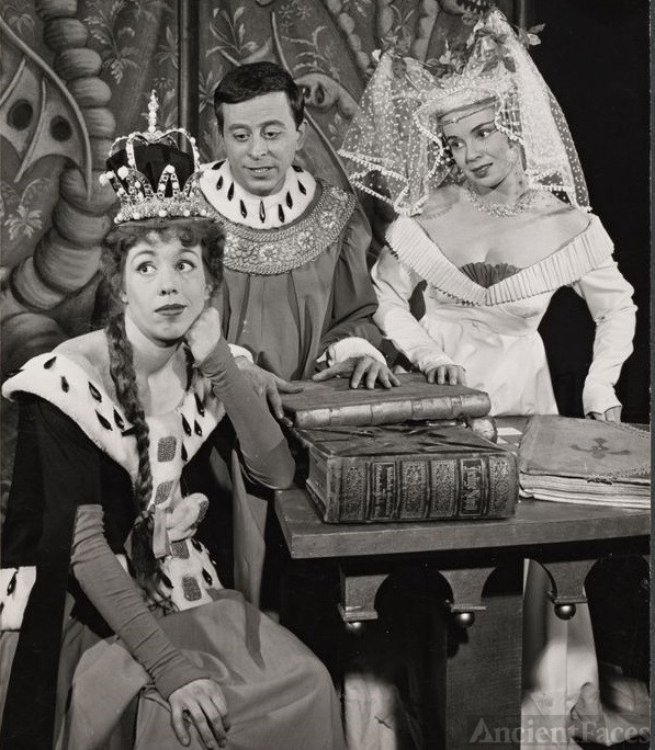 Carol Burnett and Joseph Bova and