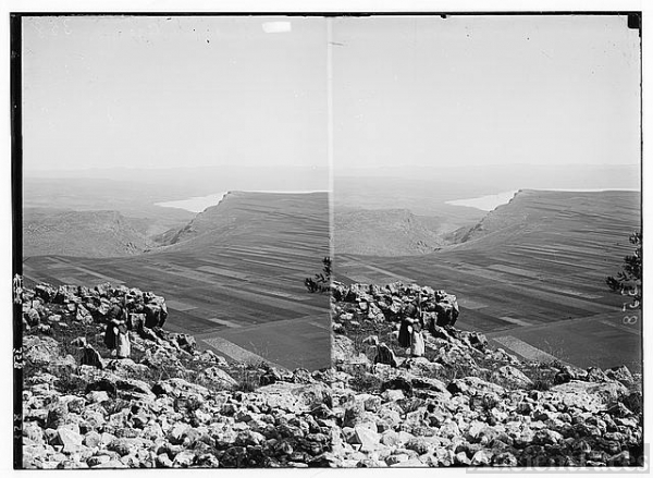 Northern views. Sea of Galilee from Mt. of Beatitudes